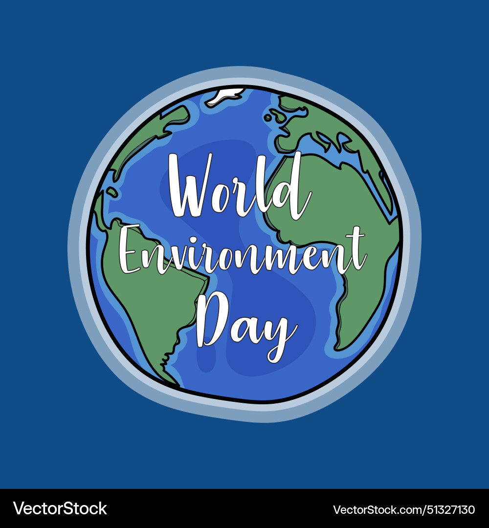World environment day Royalty Free Vector Image