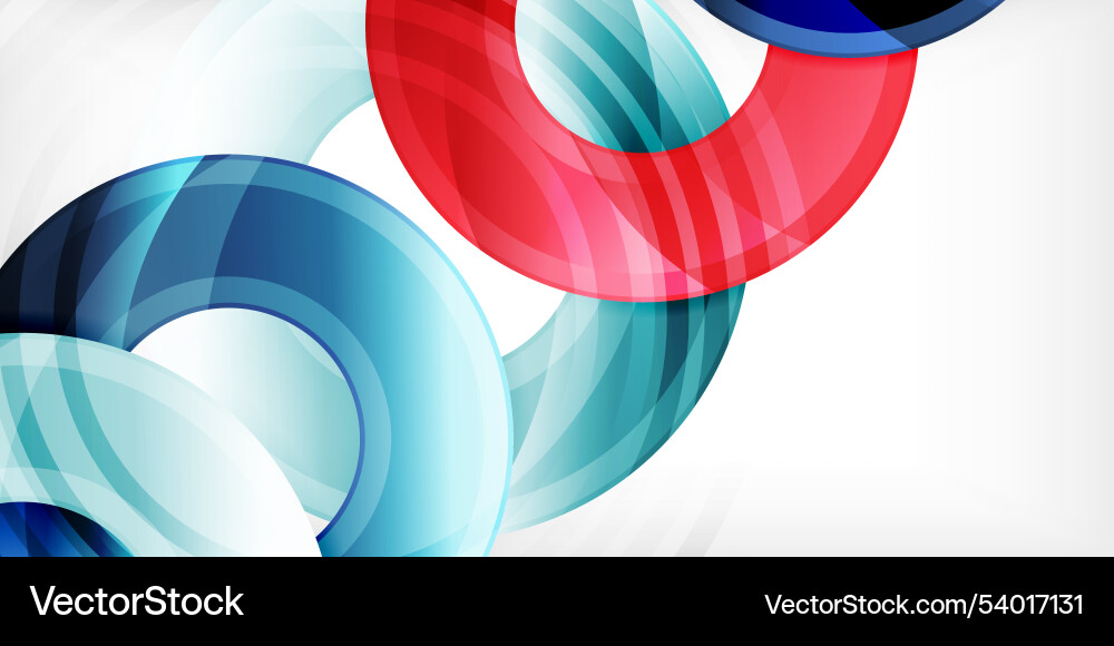 Circles round elements ring shapes premium Vector Image