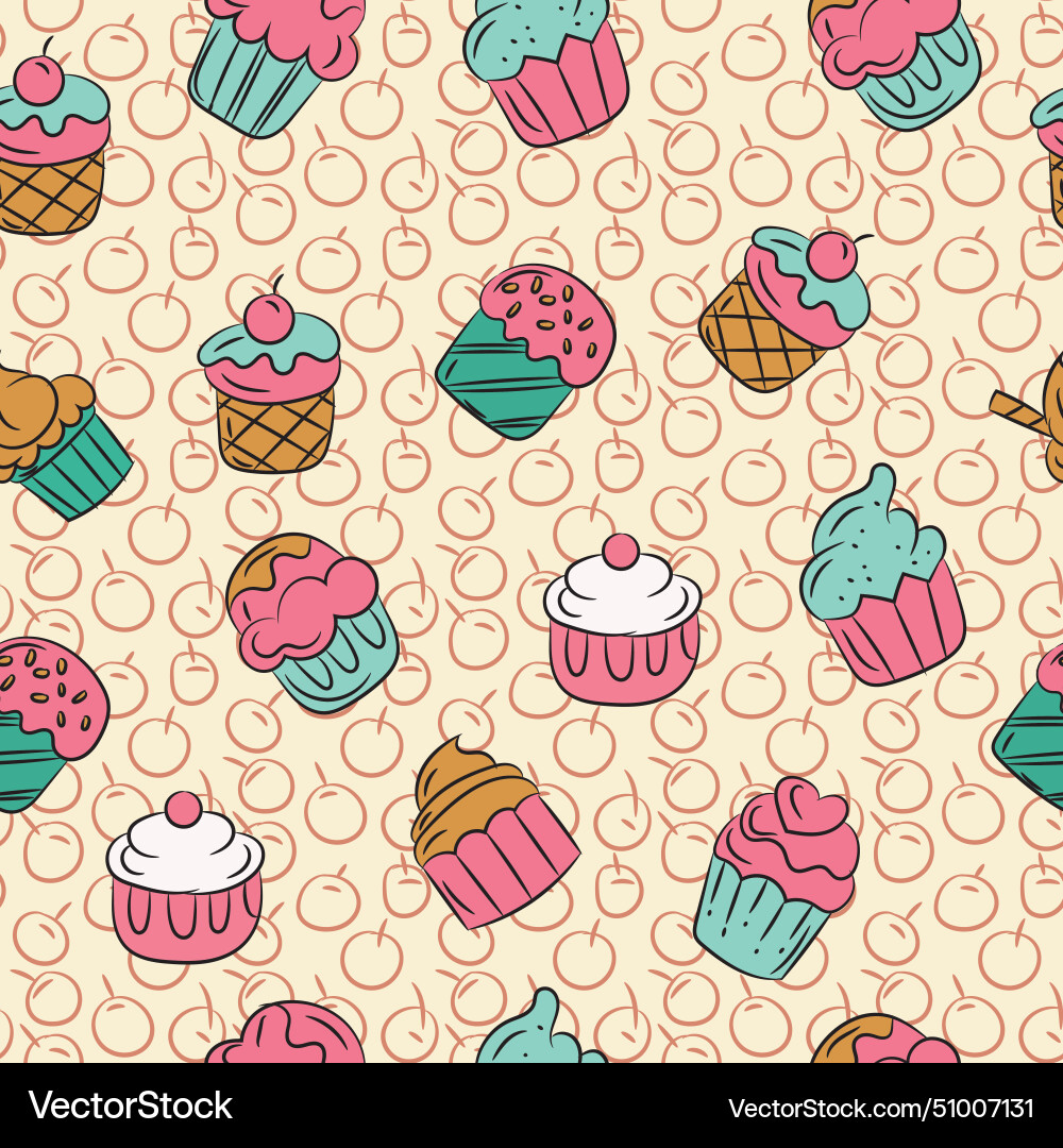Cute pattern Royalty Free Vector Image - VectorStock