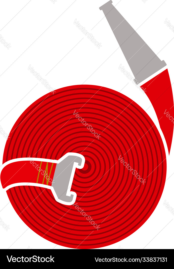 Fire hose icon Royalty Free Vector Image - VectorStock