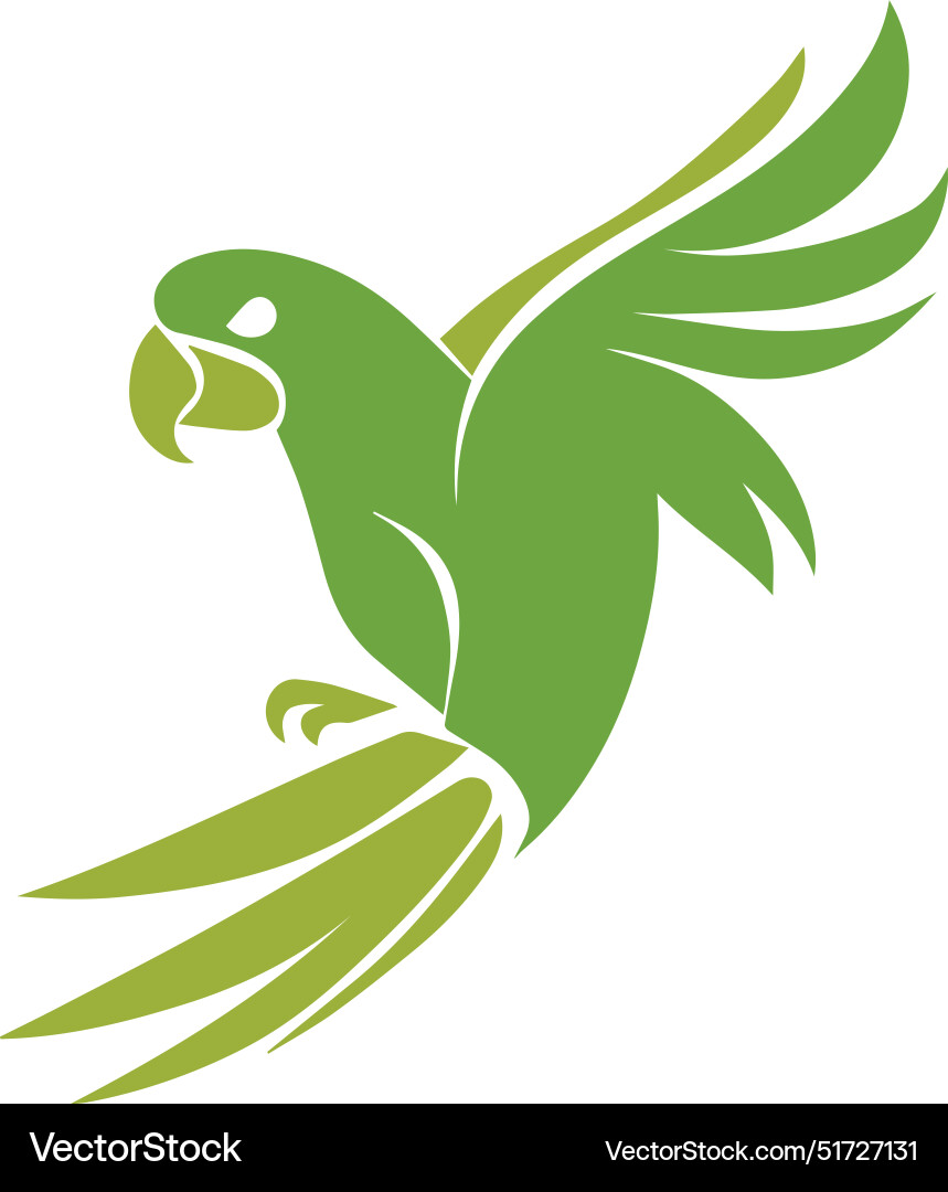 Parrot logo Royalty Free Vector Image - VectorStock