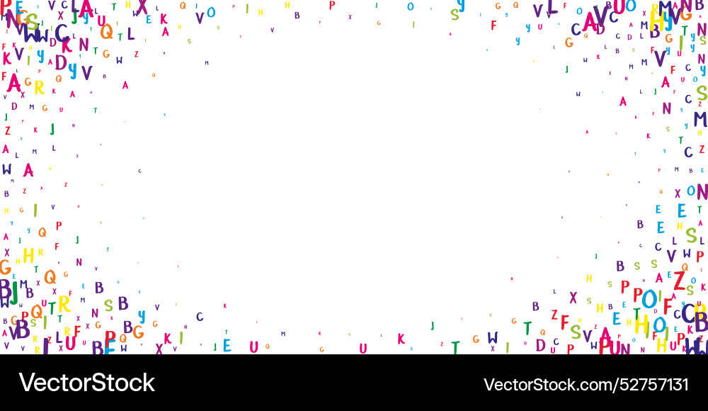 School notebook cover colorful childish floating Vector Image