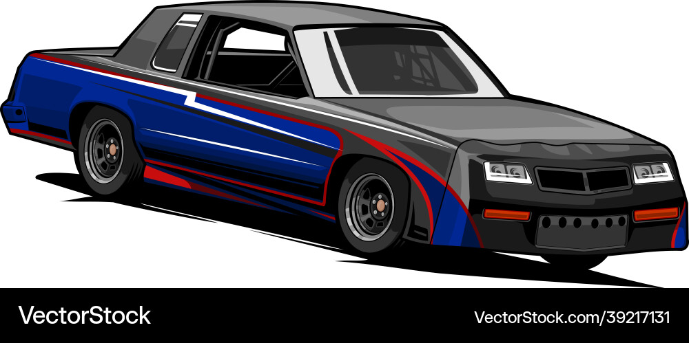 Stock car racing Royalty Free Vector Image - VectorStock