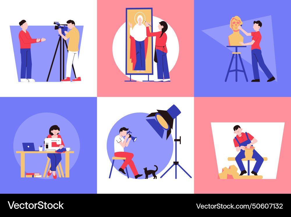 Creative professions design concept Royalty Free Vector
