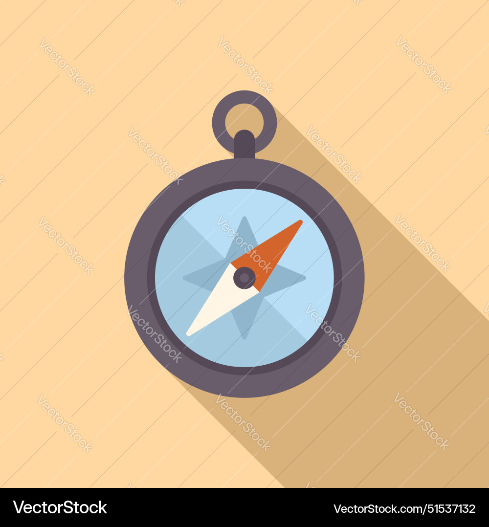 Finding direction with compass icon Royalty Free Vector