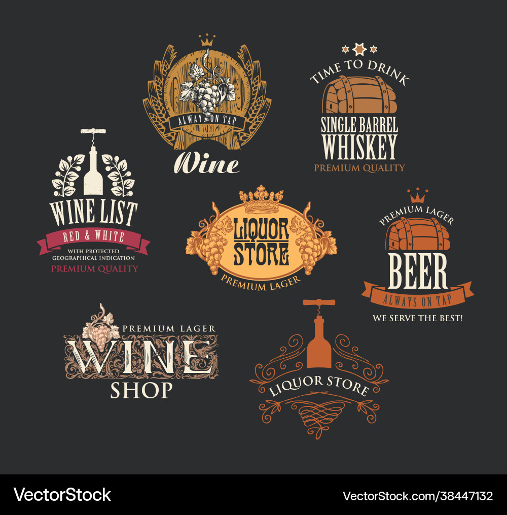 Alcoholic Beverage Logos