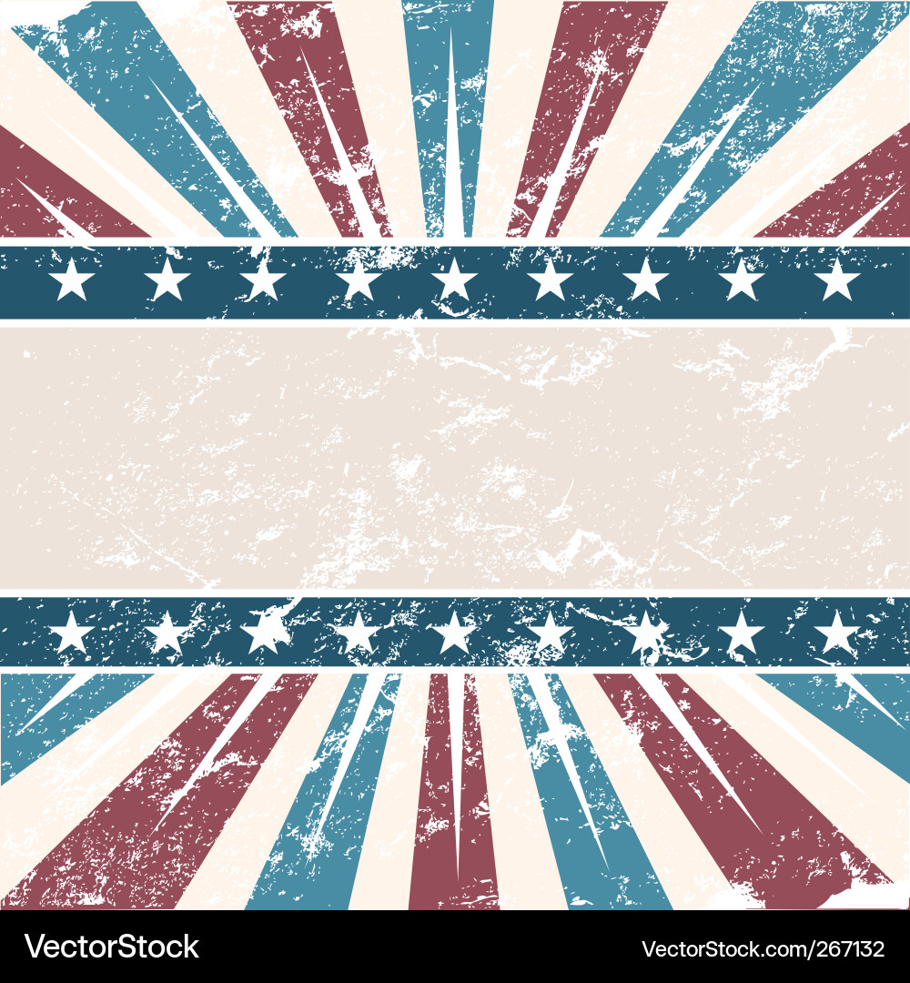 Stars and Stripes Frame Royalty Free Vector Image