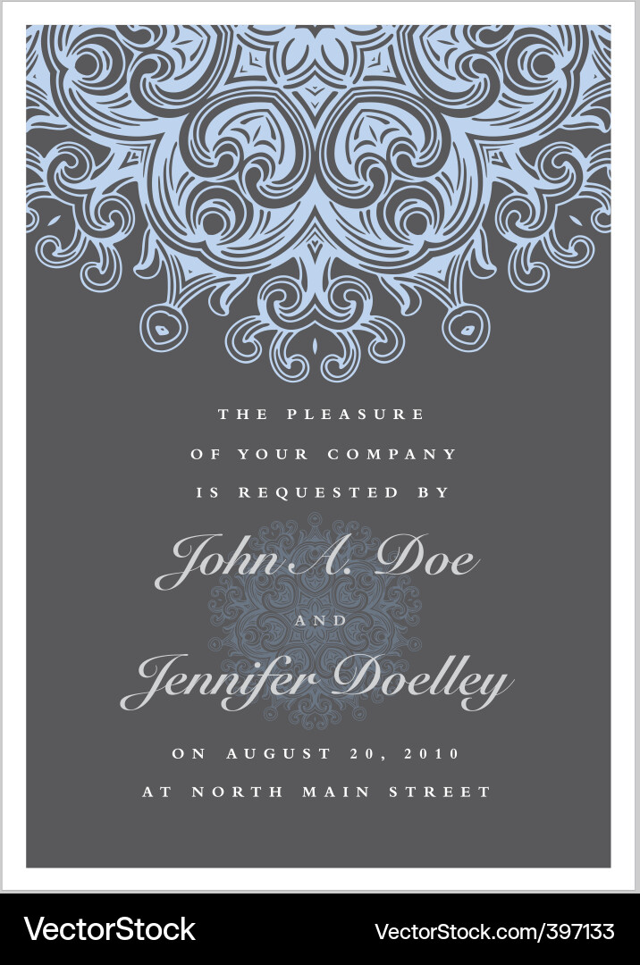 Elegant poster Royalty Free Vector Image - VectorStock