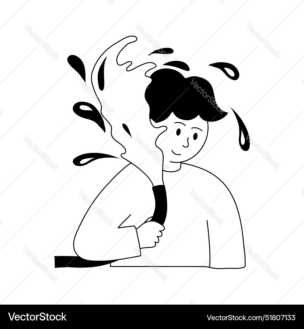 Hot summer day Royalty Free Vector Image - VectorStock