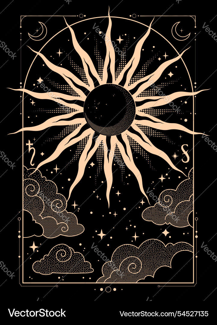 Celestial Dreamscape Royalty Free Vector Image