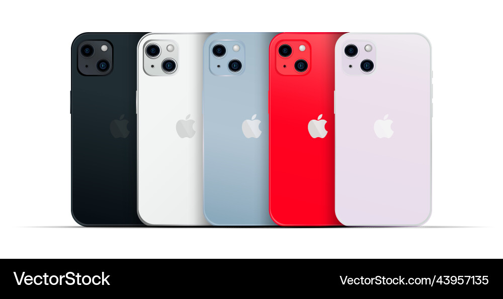 Novelty apple iphone 14 modern smartphone gadget Vector Image