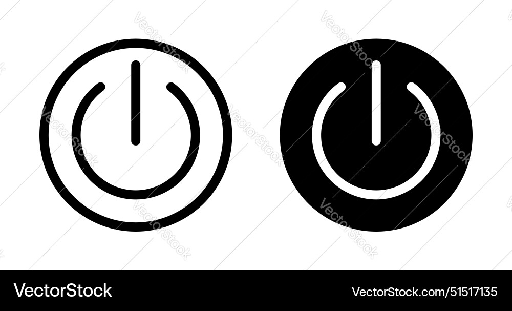 Power icon Royalty Free Vector Image - VectorStock