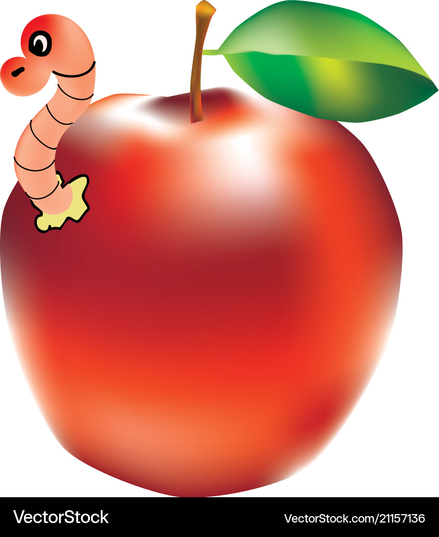 Worm Royalty Free Vector Image - VectorStock