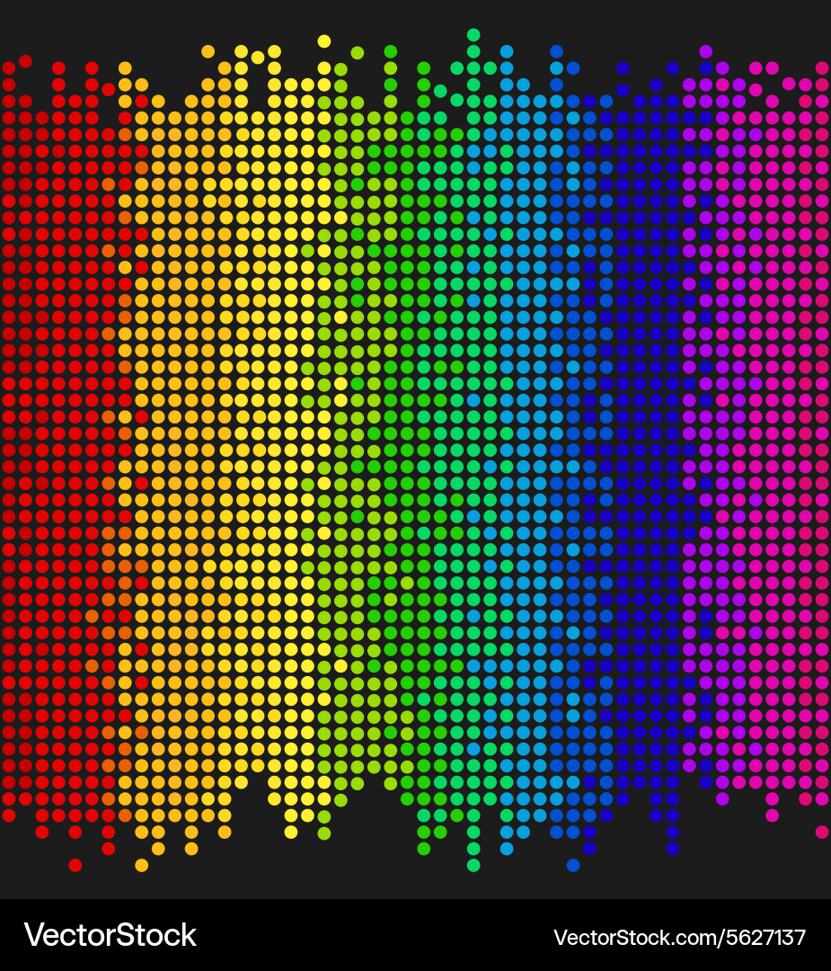 Colored dots Royalty Free Vector Image - VectorStock