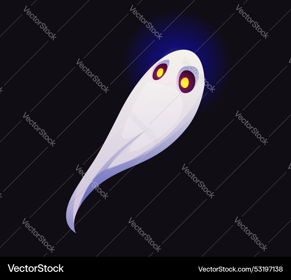 Halloween ghost font slash punctuation glyph sign Vector Image