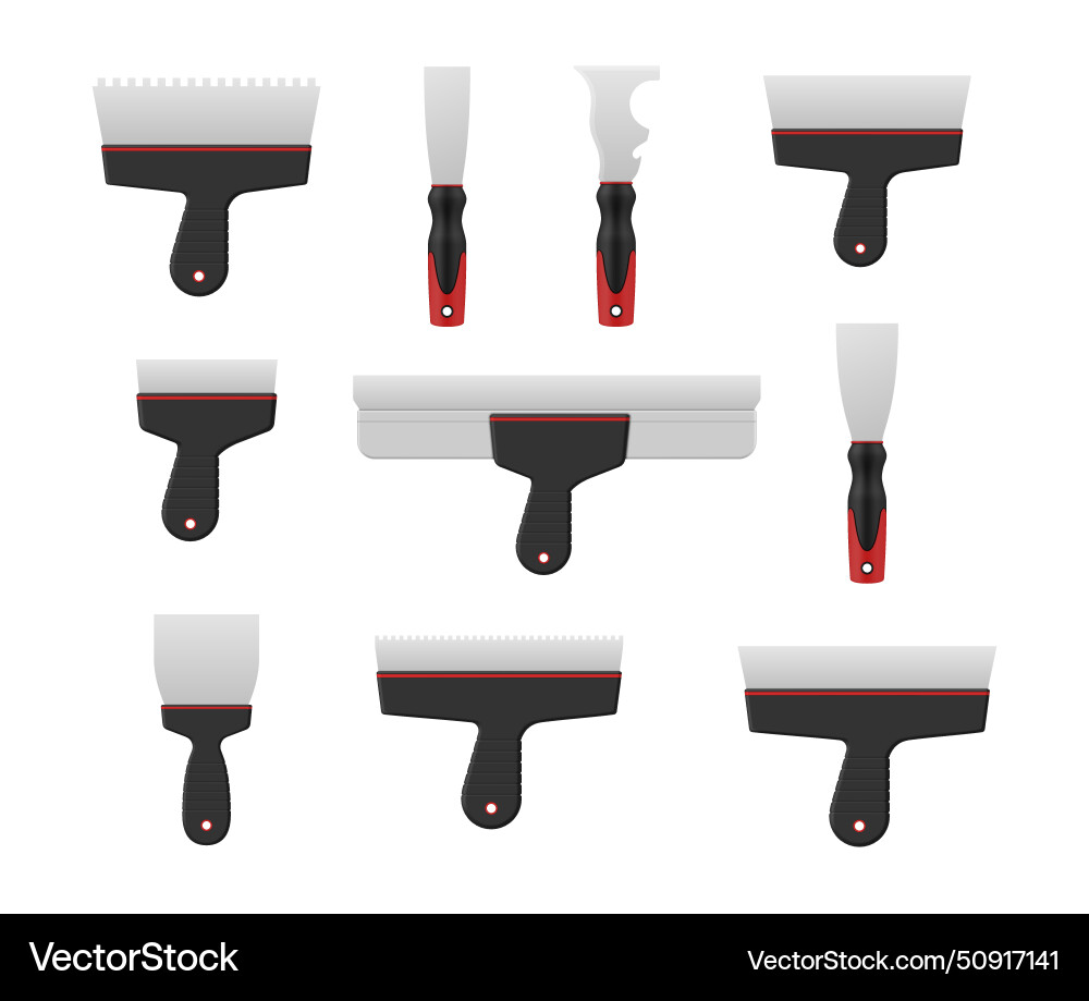 Construction spatula putty knife repair tool Vector Image