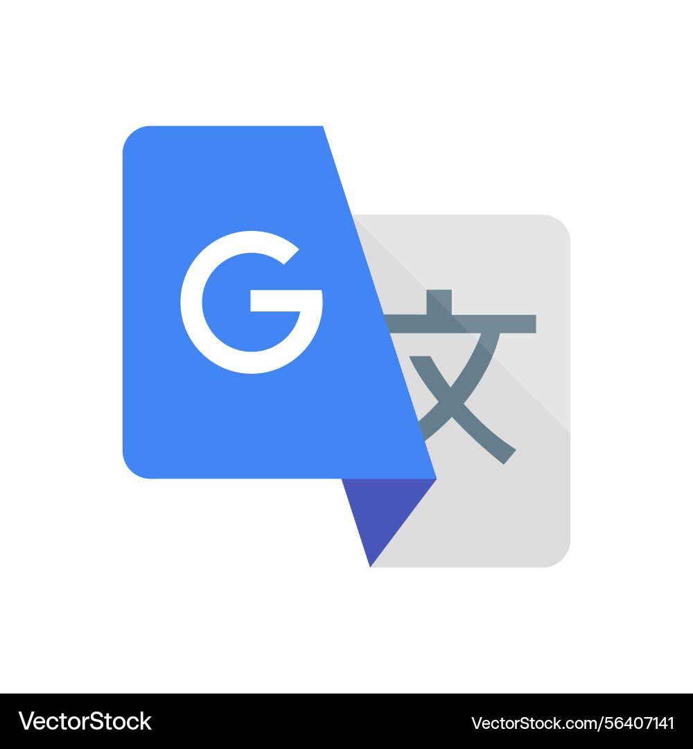 Google translate logo Royalty Free Vector Image