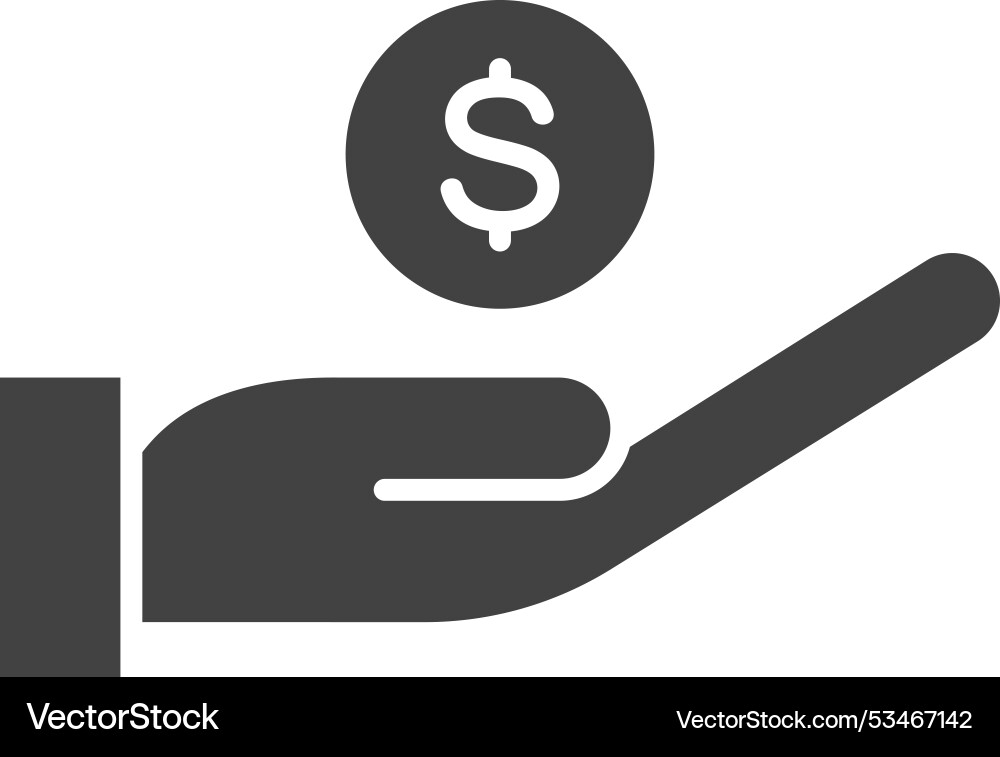 Alms icon image Royalty Free Vector Image - VectorStock