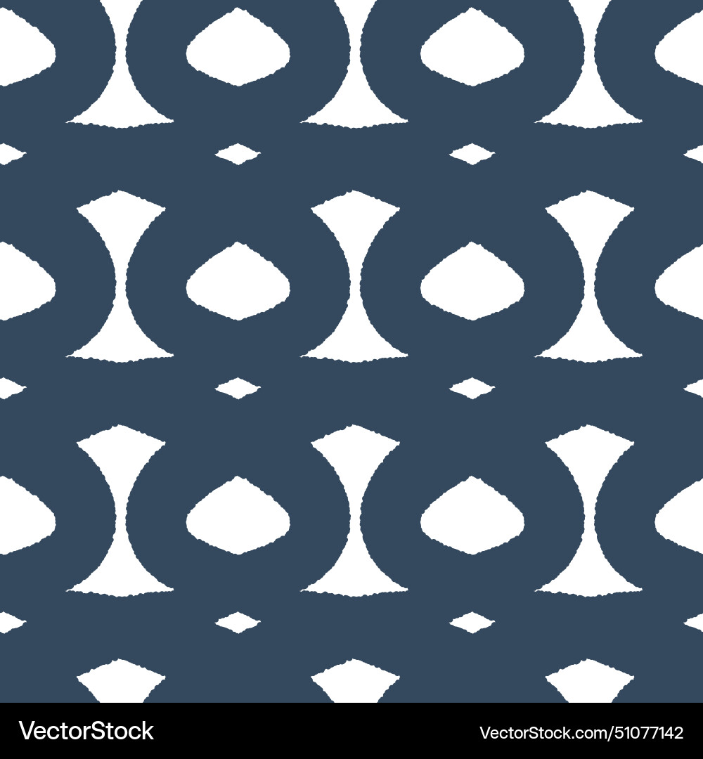 Seamless pattern with a simple abstract drawing Vector Image