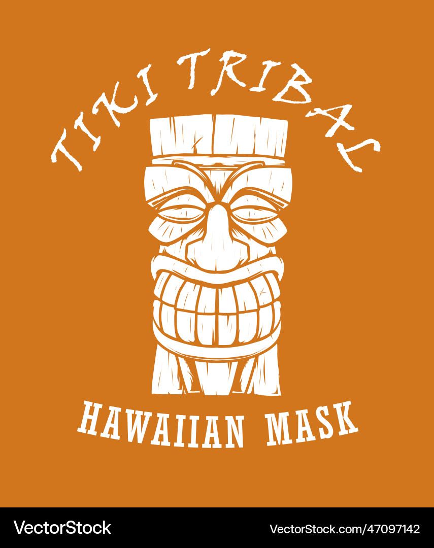 Tiki tribal Royalty Free Vector Image - VectorStock