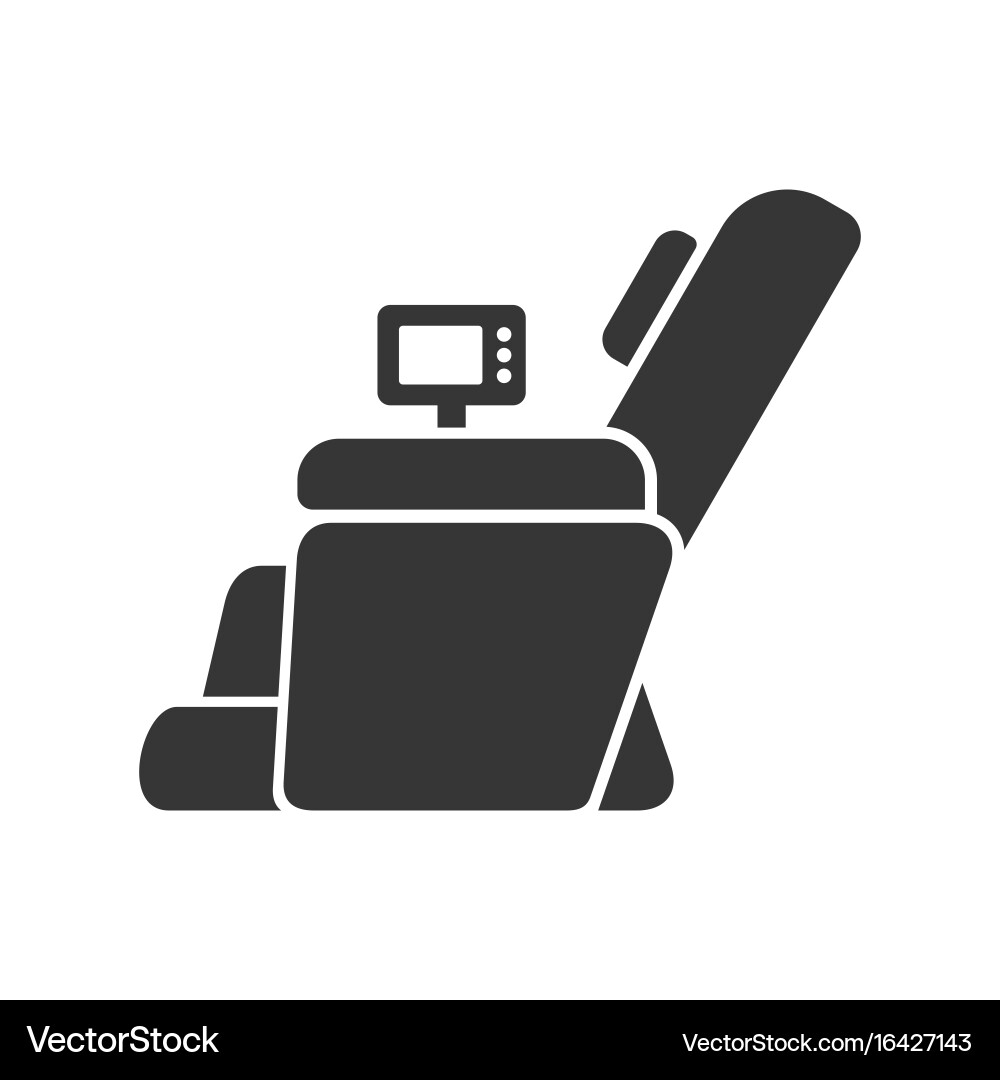 Massage chair icon Royalty Free Vector Image - VectorStock