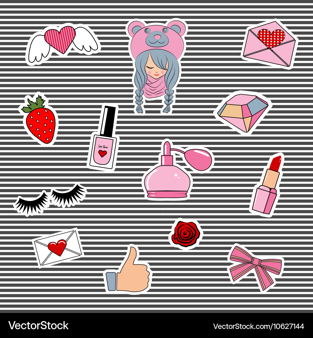 Stickers Royalty Free Vector Image - VectorStock