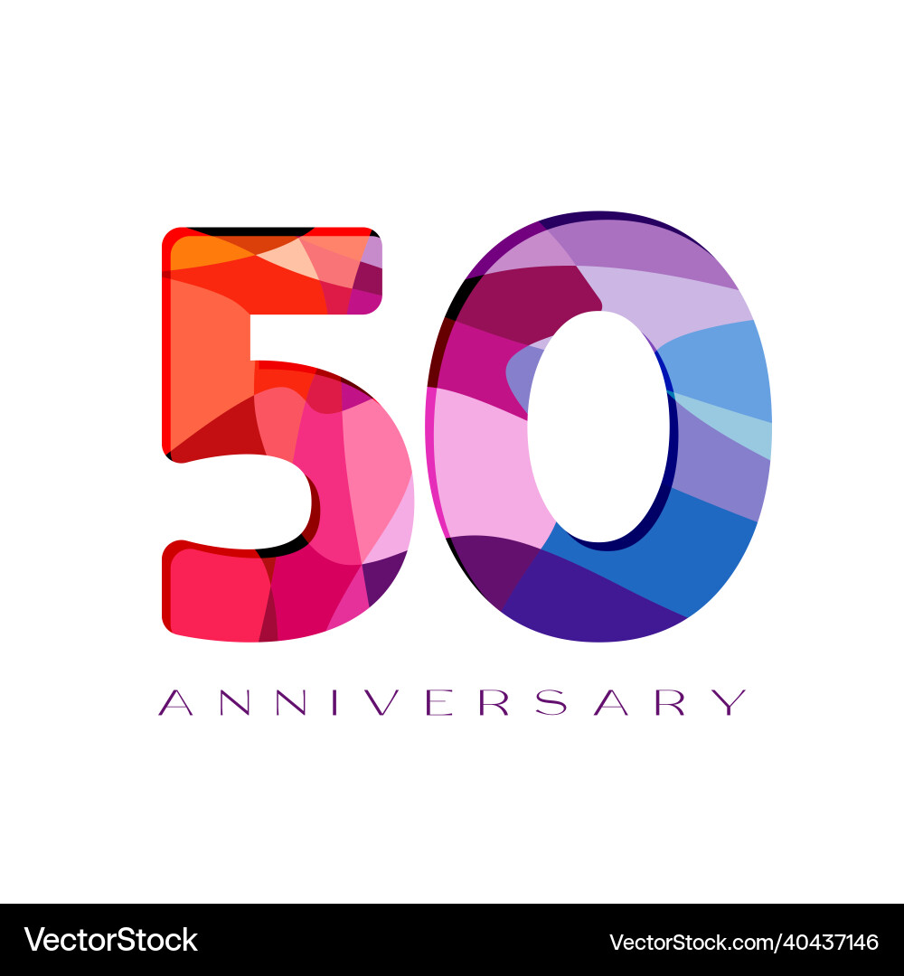 50 facet paper Royalty Free Vector Image - VectorStock