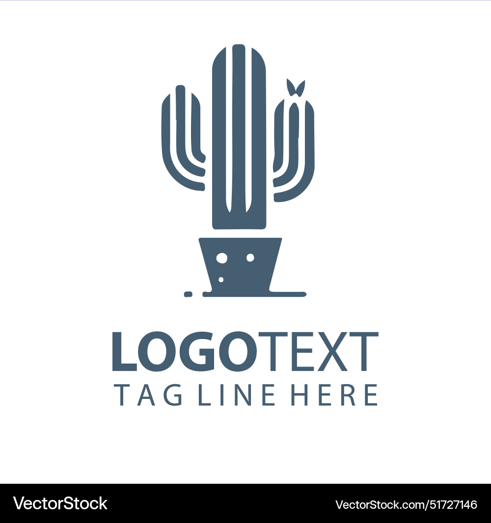 Cactus logo Royalty Free Vector Image - VectorStock