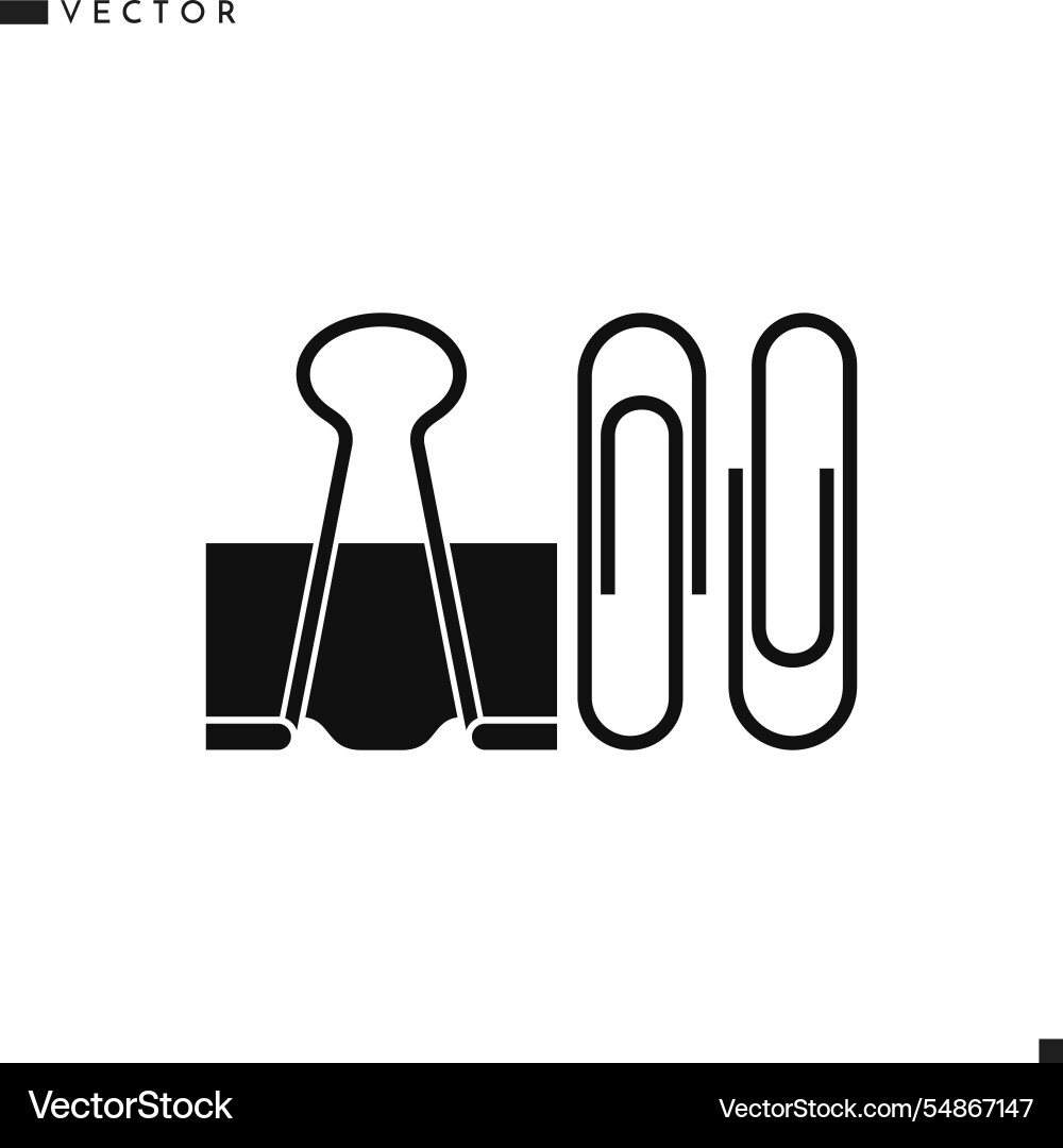 Paper clip Royalty Free Vector Image - VectorStock
