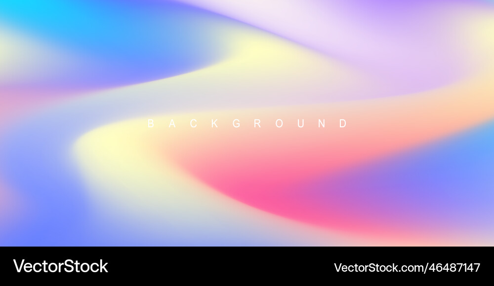 Pastel Rainbow Gradient Sky Background Royalty Free Vector