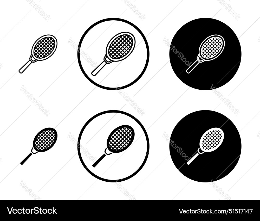 Racquet icon Royalty Free Vector Image - VectorStock