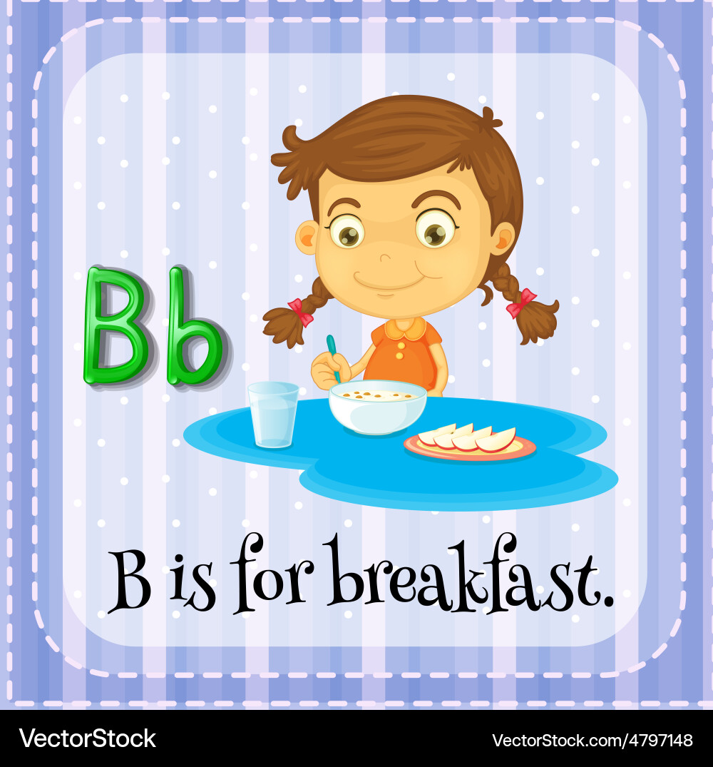Breakfast Royalty Free Vector Image - VectorStock