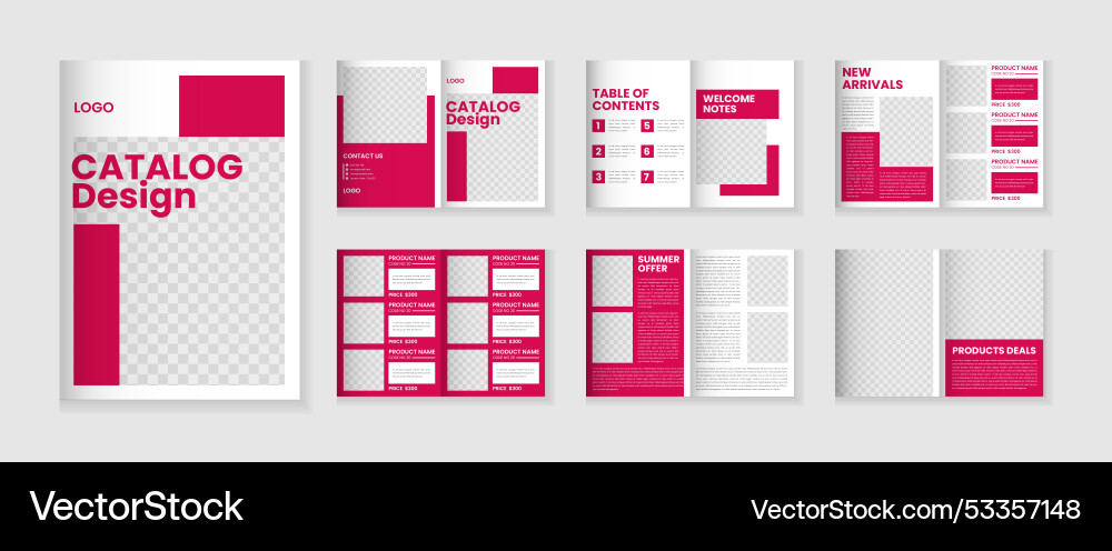 Catalog design Royalty Free Vector Image - VectorStock
