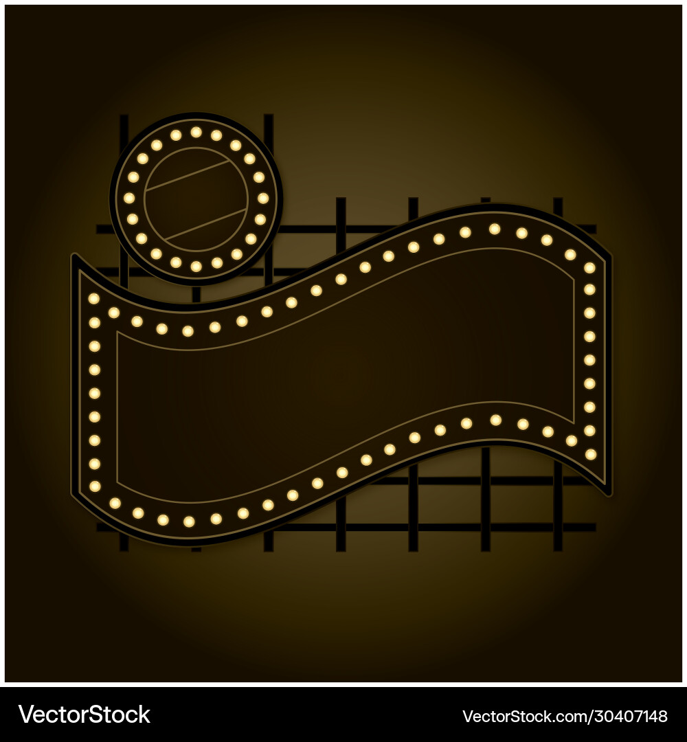 Prohibition era boardwalk sign Royalty Free Vector Image