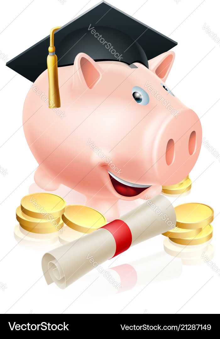 Pig with Graduation Cap Vector Images (over 140)
