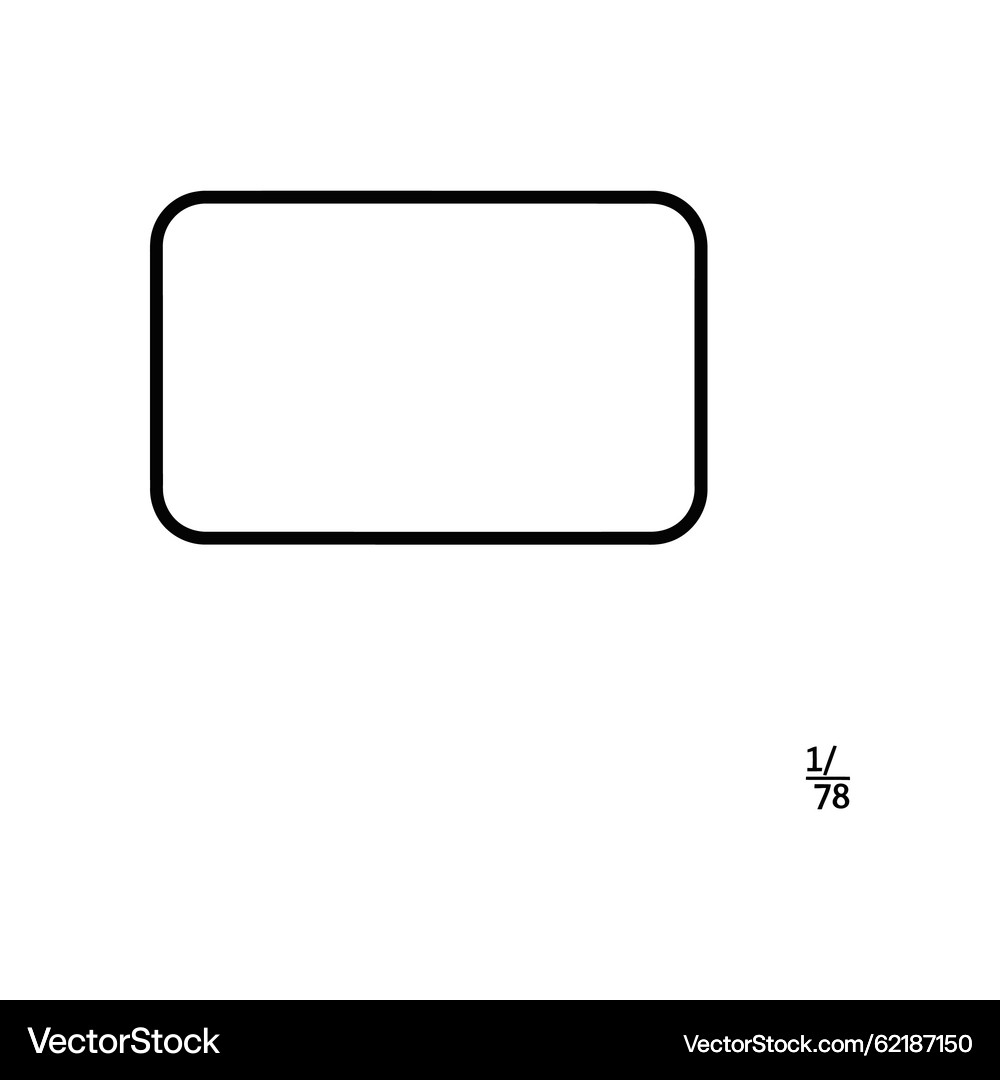 Black rounded corners rectangle Vector Images & Graphics for Commercial ...