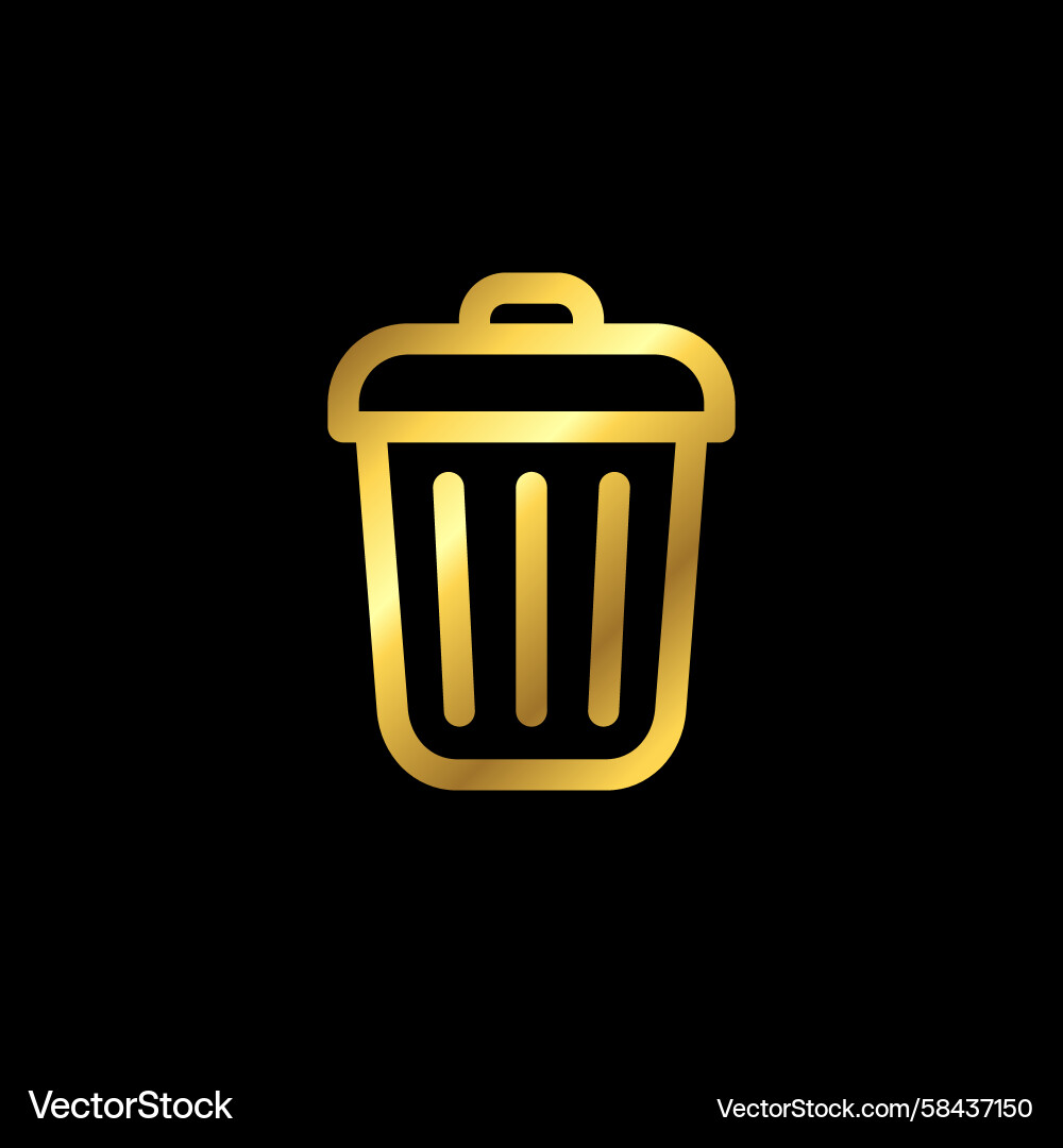 Waste bin icon Vector Images & Graphics for Commercial Use | VectorStock