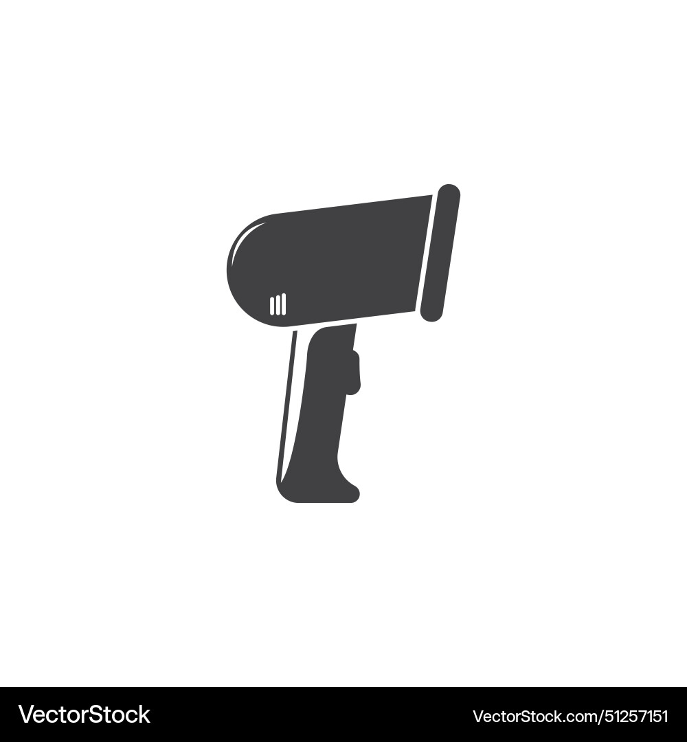 Barcode scanner tool icon Royalty Free Vector Image