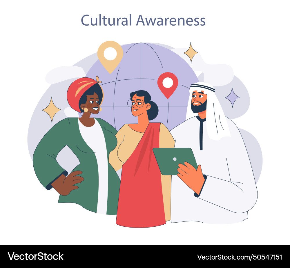 Cultural awareness Royalty Free Vector Image - VectorStock