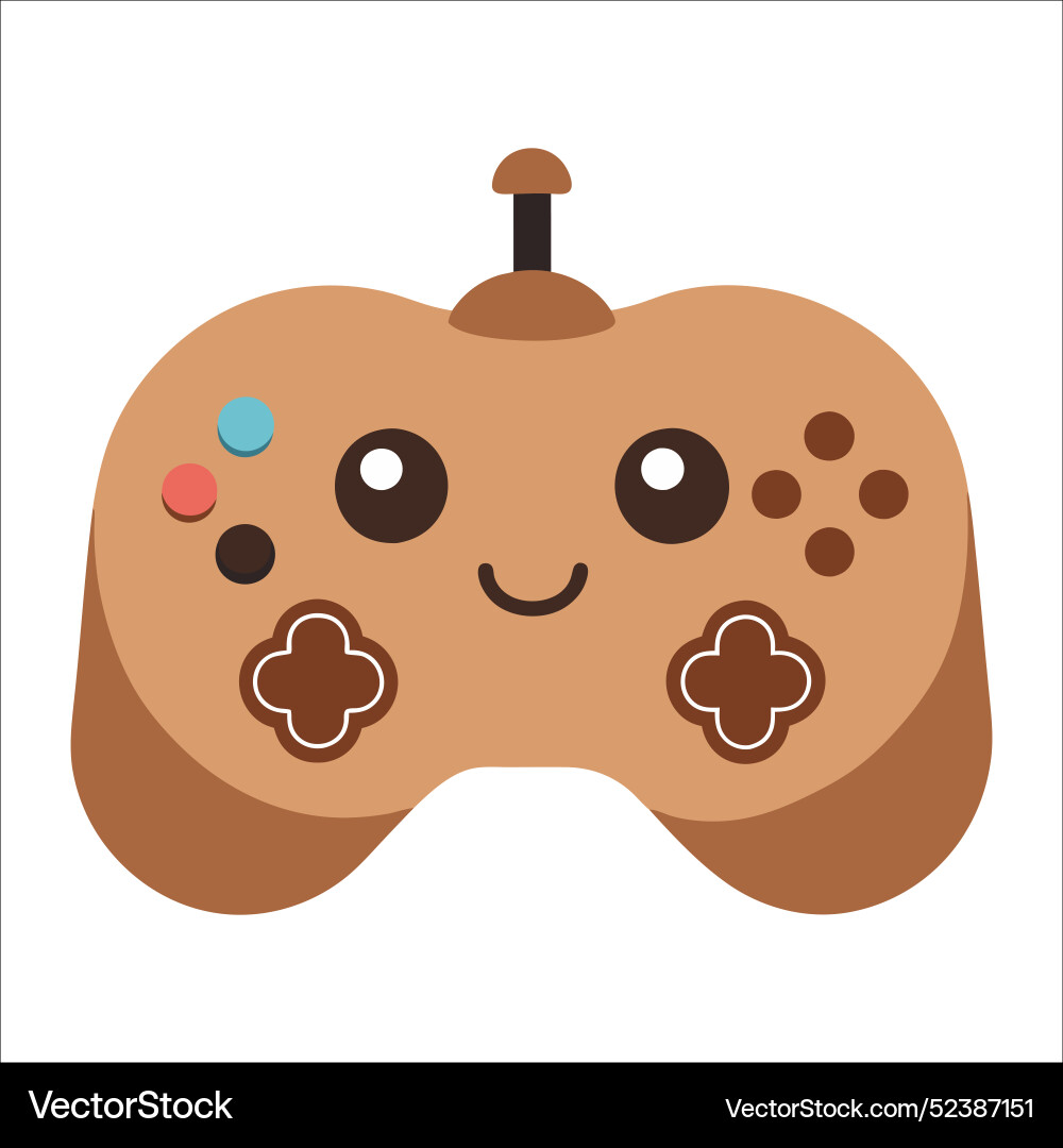 Video game joystick controller Royalty Free Vector Image