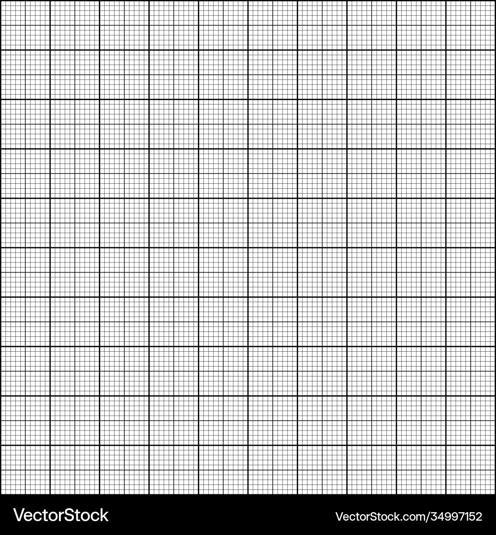 Millimeter Graph Paper Sheet Royalty Free Vector Image