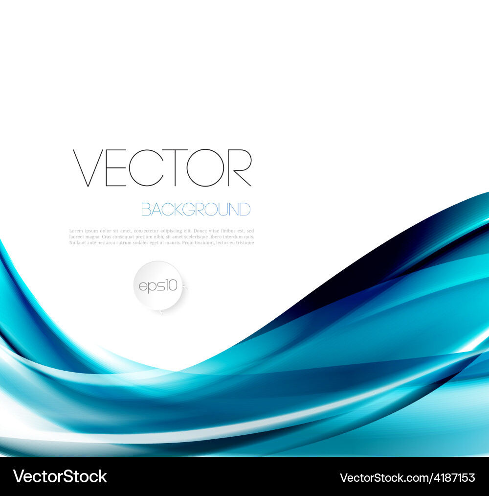 Abstrakte Welle Hintergrundbroschüre Design Vektorbild