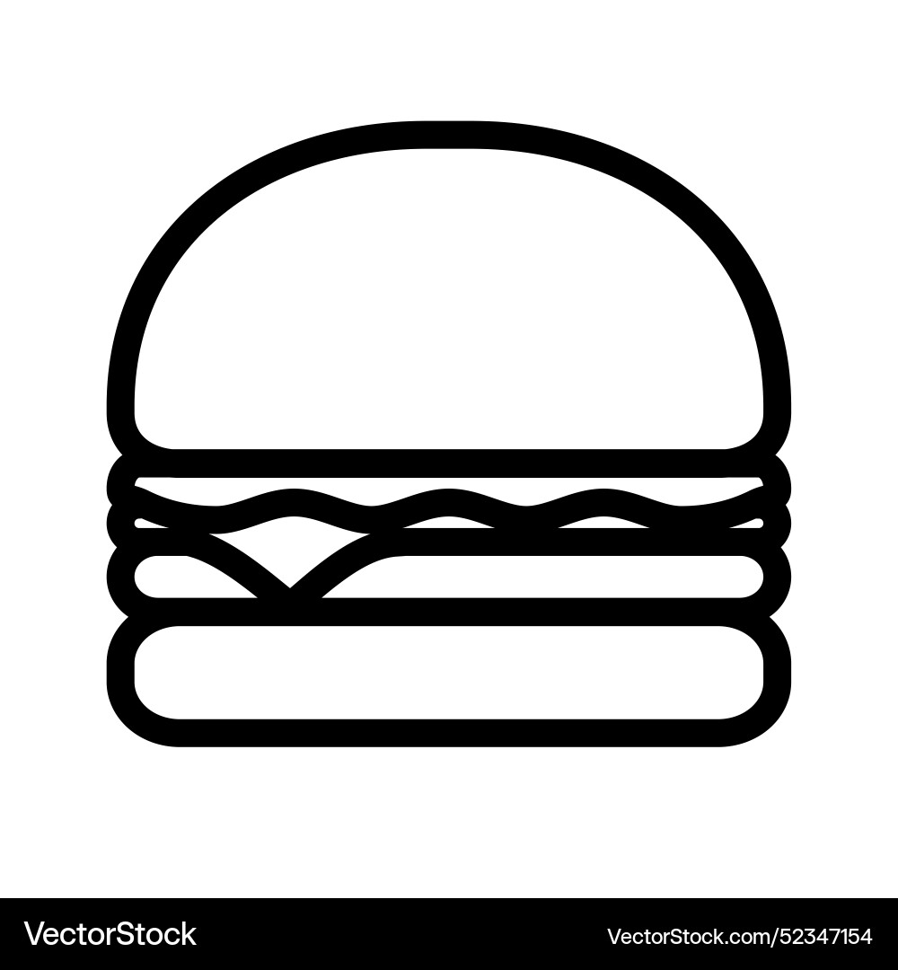 Hamburger icon design in filled and outlined style