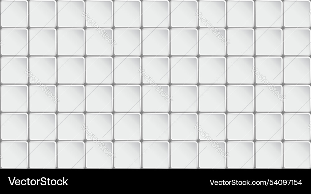Mosaic gray aluminum colored tile buttons Vector Image