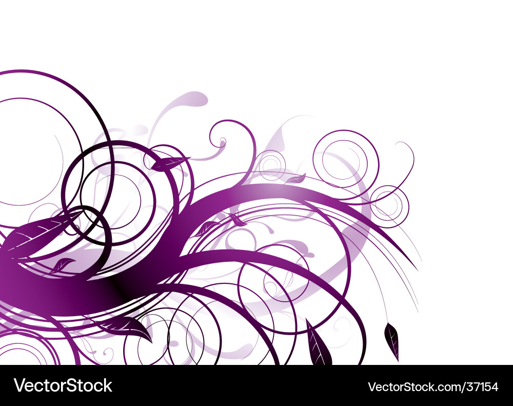 Purple bloom Royalty Free Vector Image - VectorStock