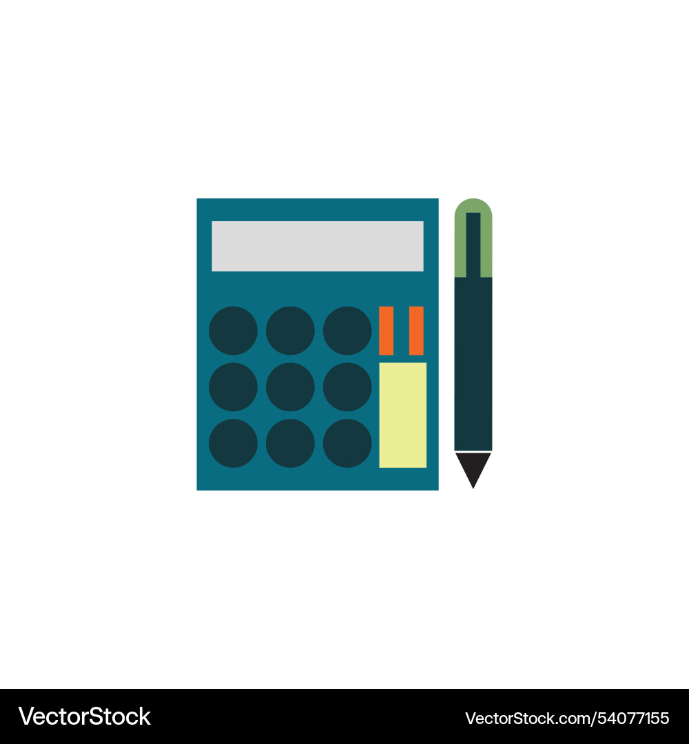 Accounting banking and finance icon logo Vector Image