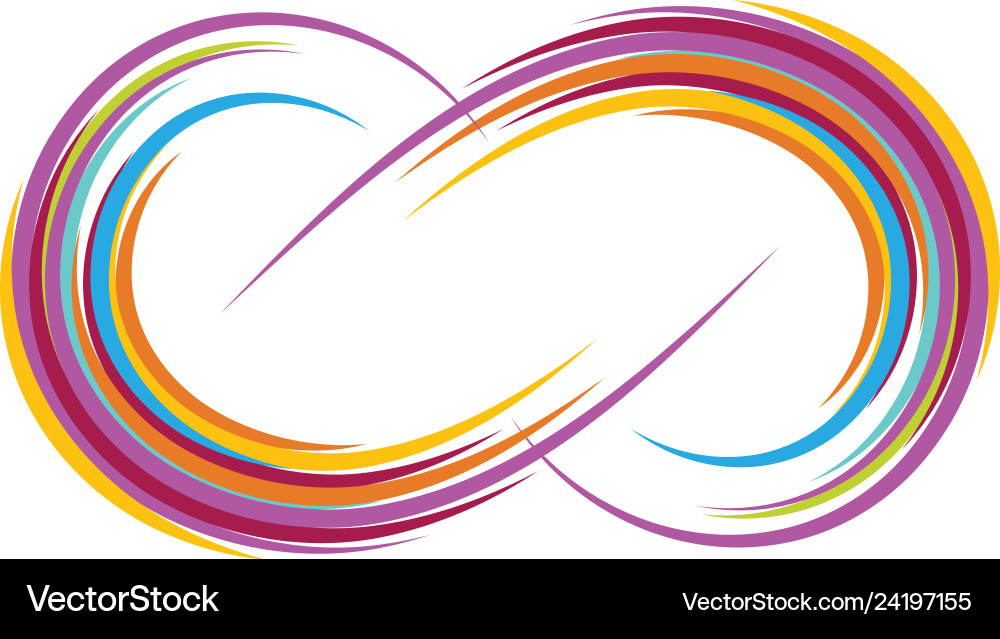 Infinity design Royalty Free Vector Image - VectorStock