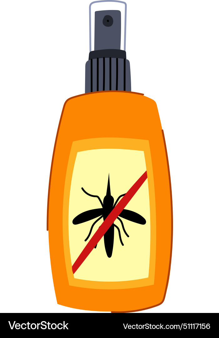 Ant insect repellent cartoon Royalty Free Vector Image