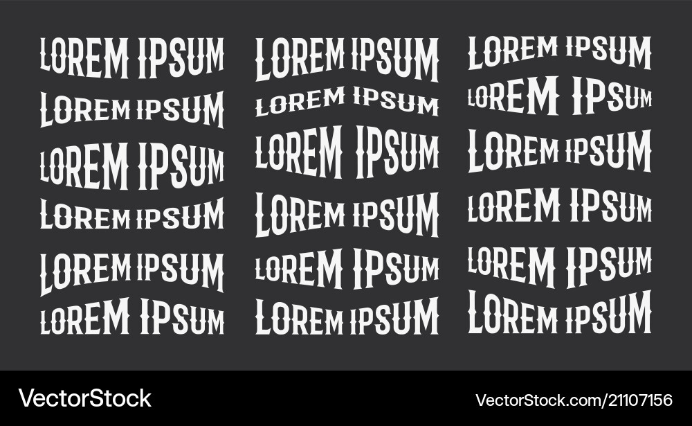 Lorem ipsum logo design element template Vector Image