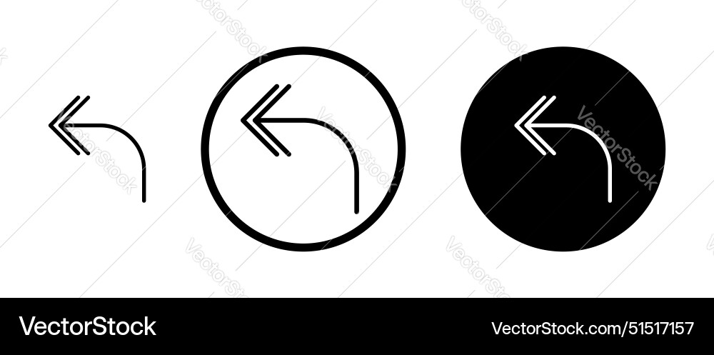 Reply all icon Royalty Free Vector Image - VectorStock